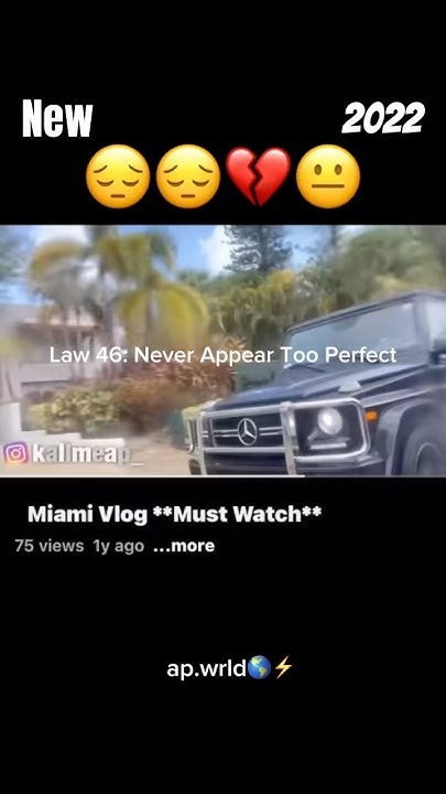 Law 46: Never Appear Too Perfect… - YouTube