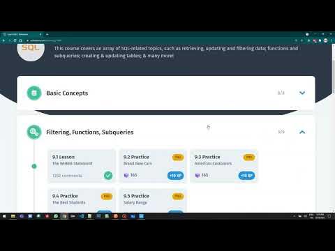 SoloLearn SQL FINAL Project - YouTube