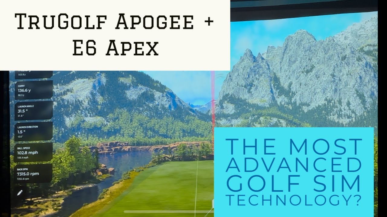 E6 Apex and Apogee - Is this the most Advanced Golf Sim out there ...