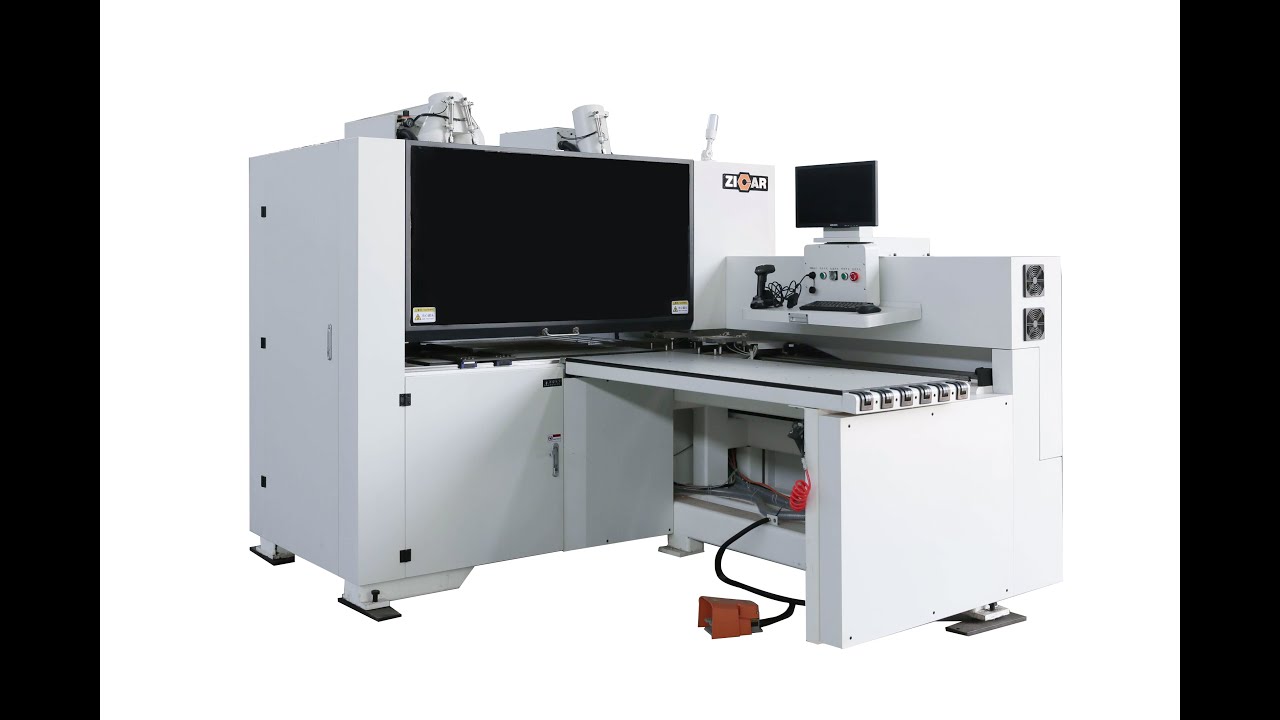 CNC Six-Sided Drilling Machine C6D - YouTube