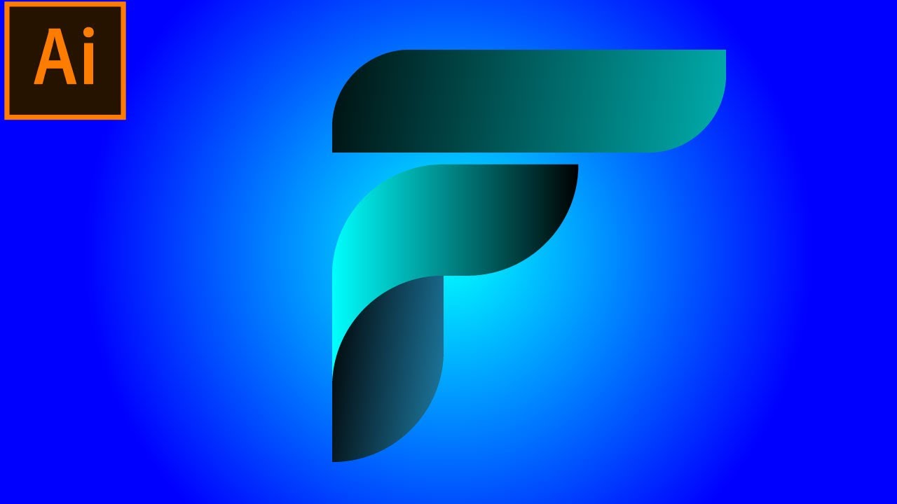 Adobe Illustrator Design || Letter F Logo Ideas in illustrator #classic ...