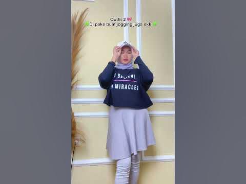 Ootd hijab bb 60kg | Outfit baju Crop Top hijab jadi 3 Outfit - YouTube