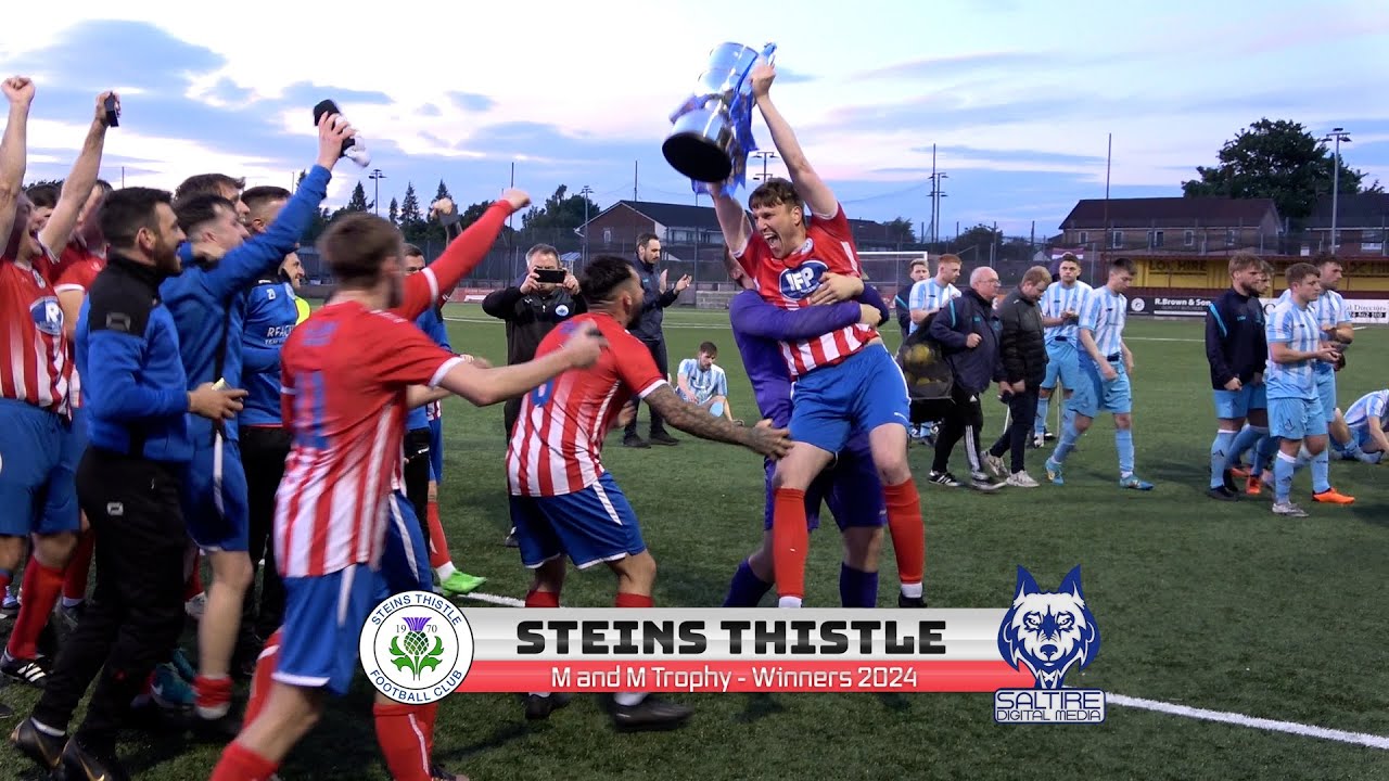 HIGHLIGHTS: Arthurlie Amateurs 1-3 Steins Thistle - M & M Trophy Final ...