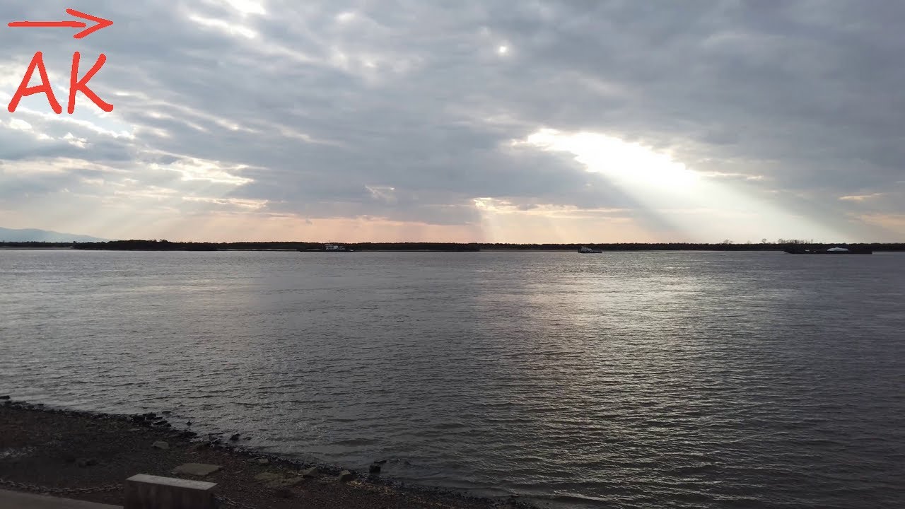 Amur River, Khabarovsk, Russia, 4k - YouTube