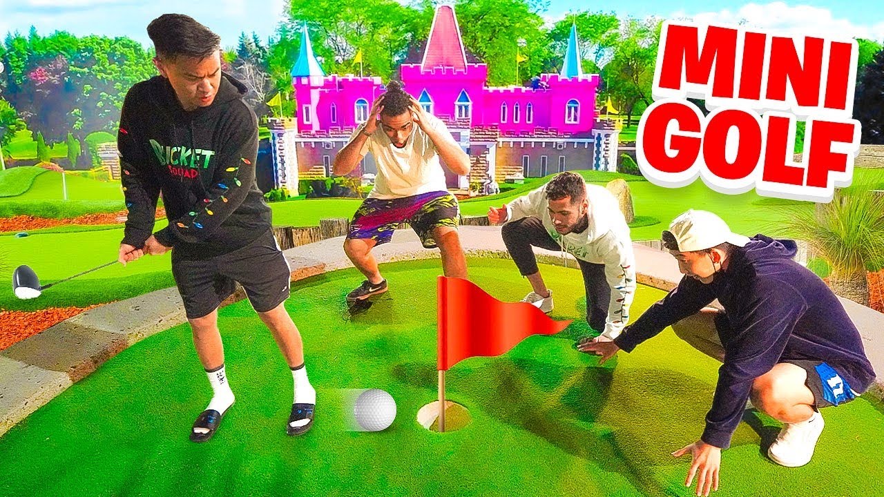 INSANE Mini Golf Course Challenge! - YouTube