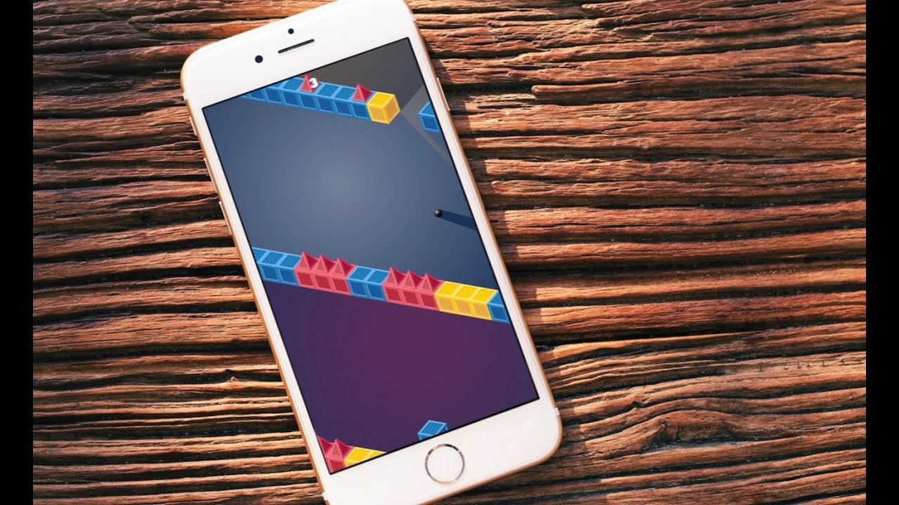 let’s play "Bounce Down - Free Arcade" для iOS (iPhone/iPad) - YouTube