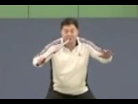 Badminton-Backhand Clear Skill (1) Right Body Posture - YouTube