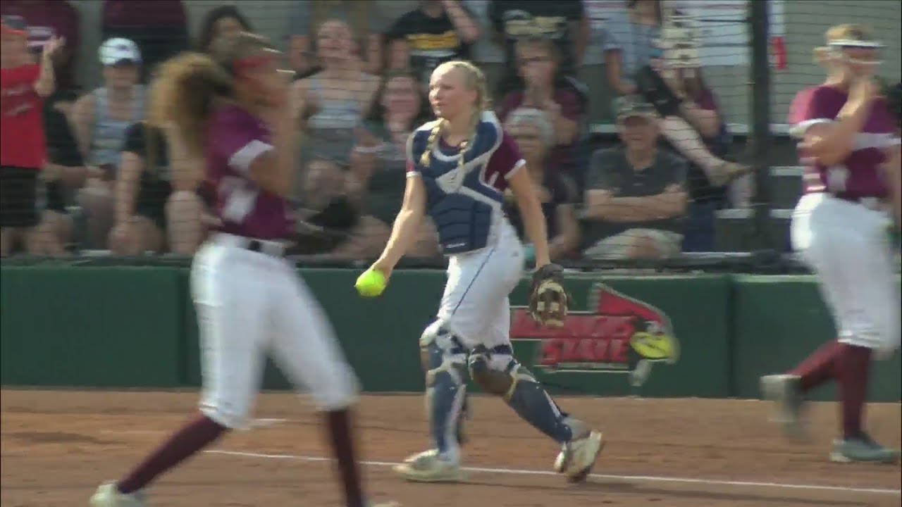 Moline Softball loses 1-0 on June 3. - YouTube