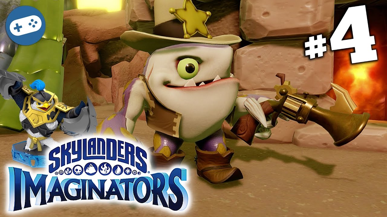 Skylanders Imaginators Gameplay Part 4 - Sensei Earth Realm Walkthrough ...