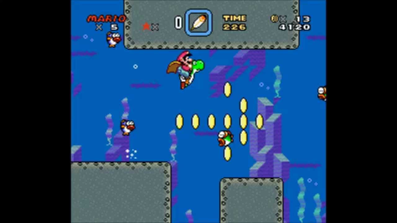 Super Mario World: Underwater Theme - YouTube