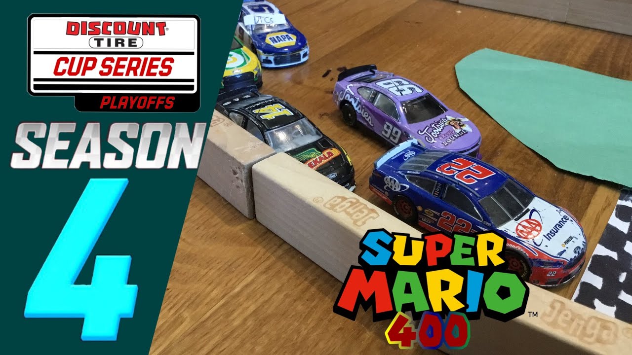 NASCAR Stop Motion DTCS S4//R13// Super Mario 400 at Green Bay PLAYOFFS ...