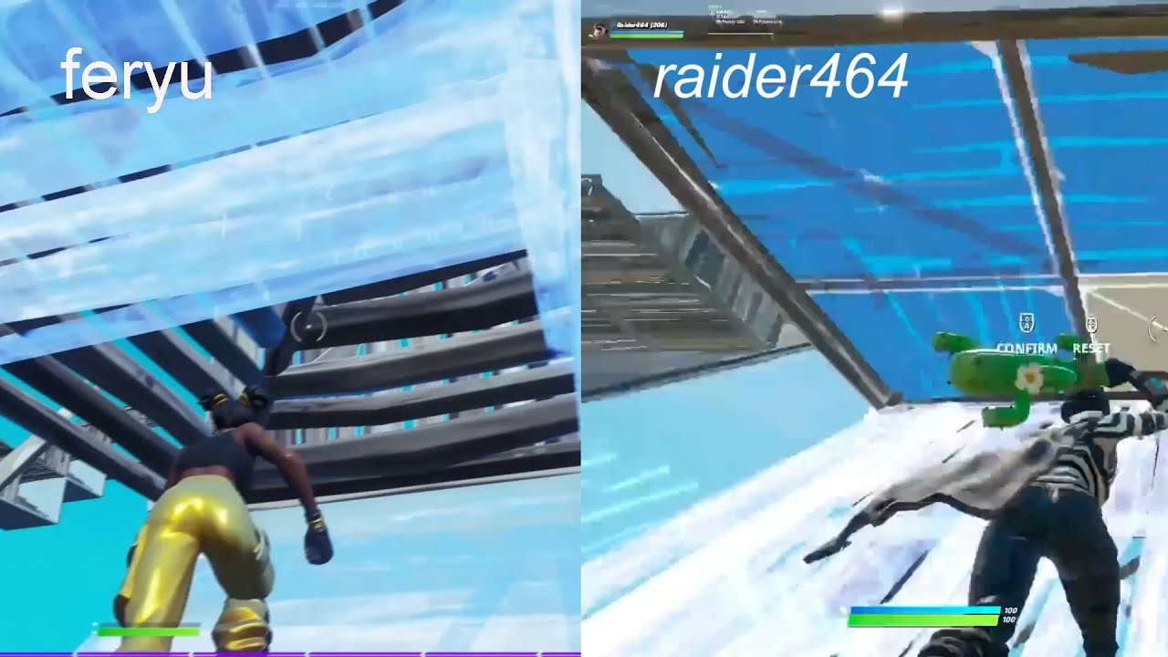 Raider464 Vs Feryu (edit course) insane comparison! - YouTube