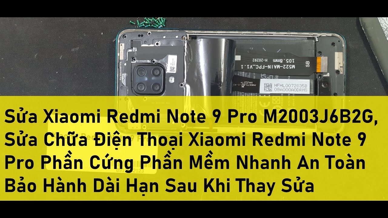 Sửa Xiaomi Redmi Note 9 Pro M2003J6B2G, Sửa Chữa Điện Thoại Xiaomi ...