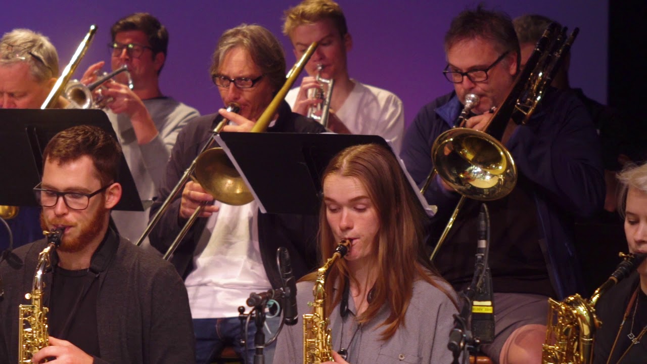 Louis Dowdeswell touring with The Rodger Fox Big Band - YouTube