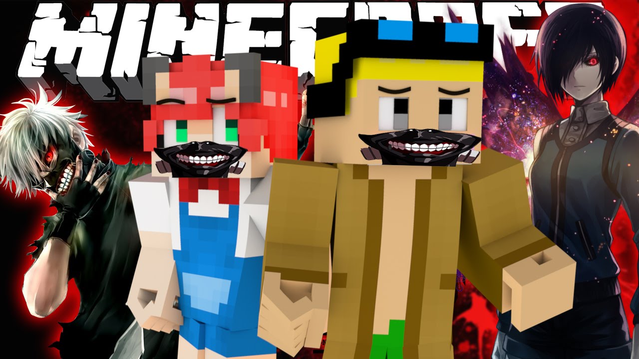 도쿄구울 총집합! [도쿄구울 모드] 마인크래프트 & Minecraft Tokyo Ghoul Mod [진호] - YouTube