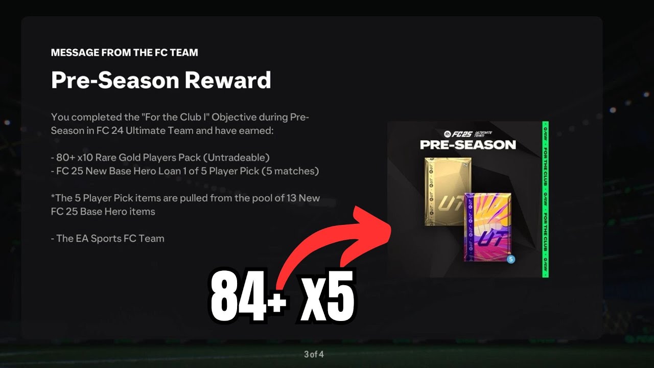 OPENING MY PRE SEASON REWARDS ON FC25 !! - YouTube
