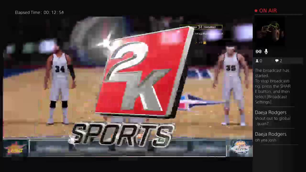 Playing NBA 2k 2016 - YouTube