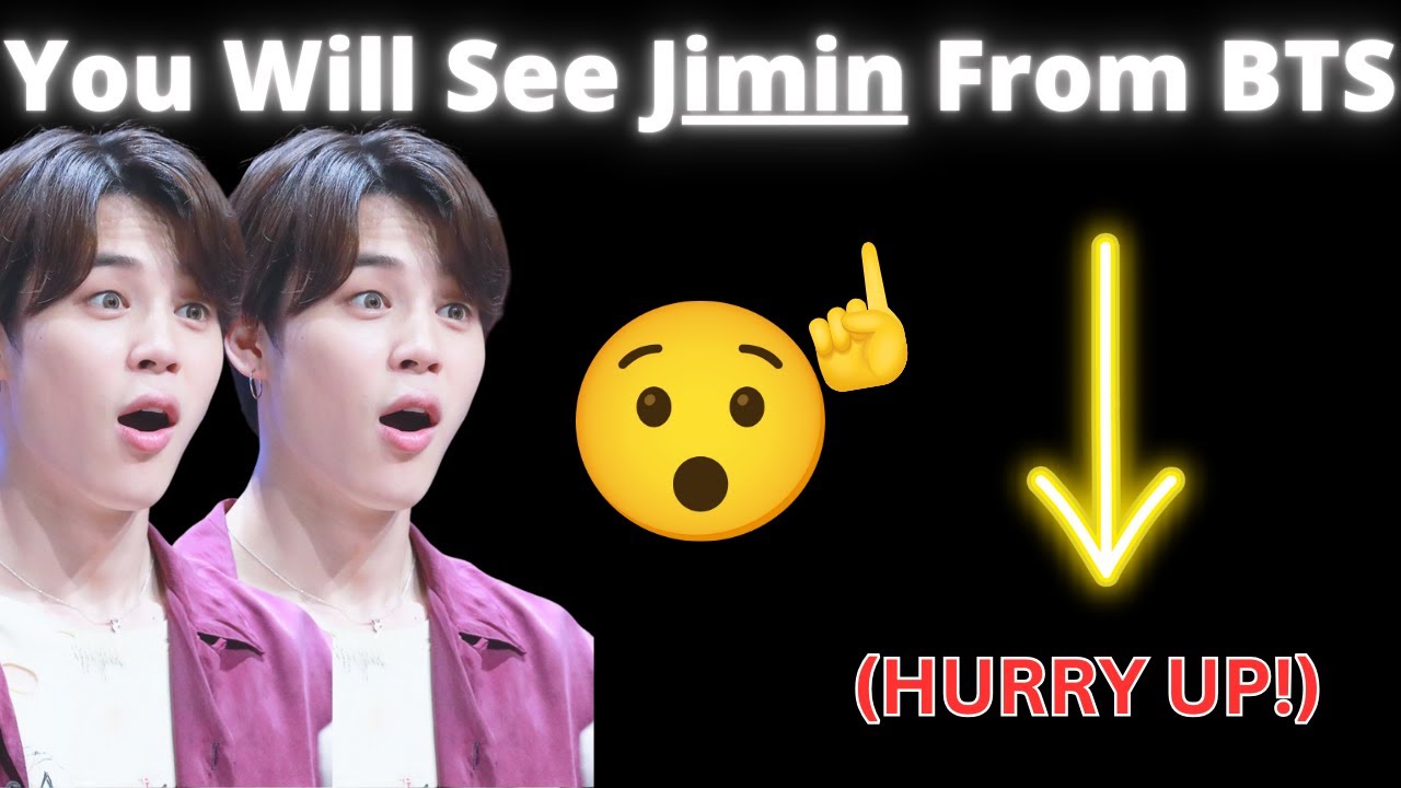 Jimin From BTS Will Appear In Your Room 😲 - YouTube