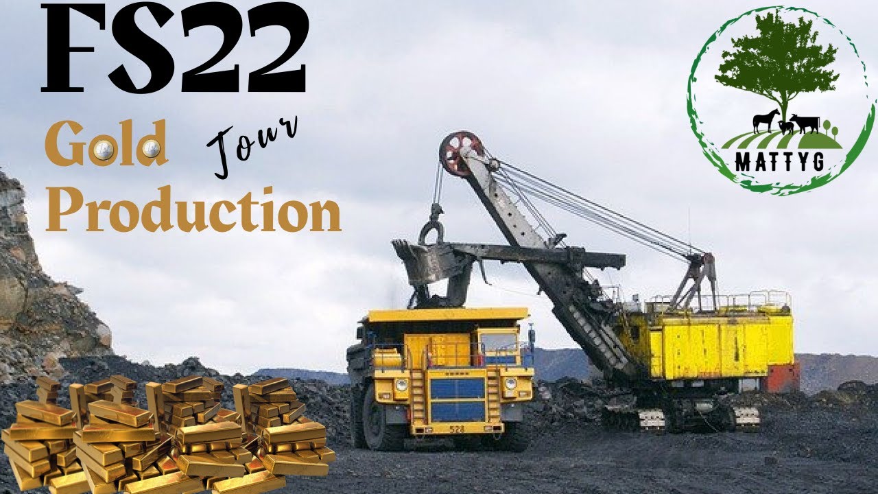 FS22 | The Gold Processing Plant | The Amigos - YouTube
