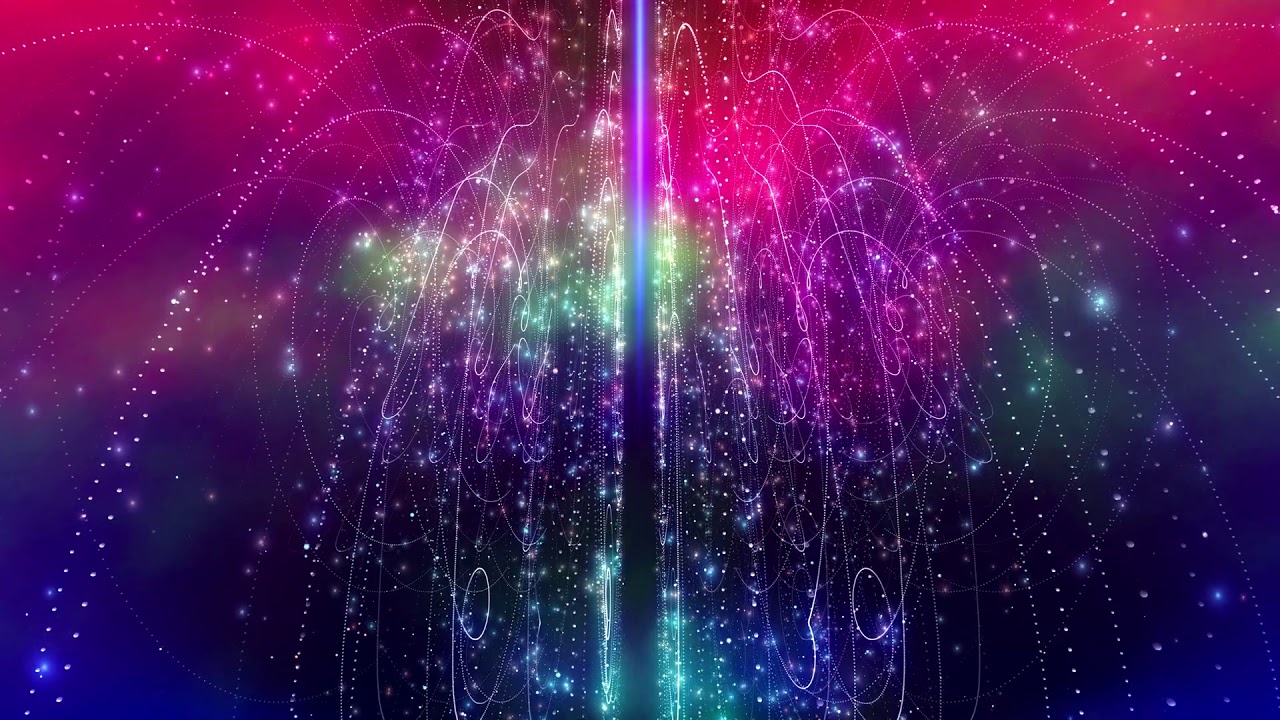 4K Relaxing Moving Background Sparkling Space Void Strips # ...