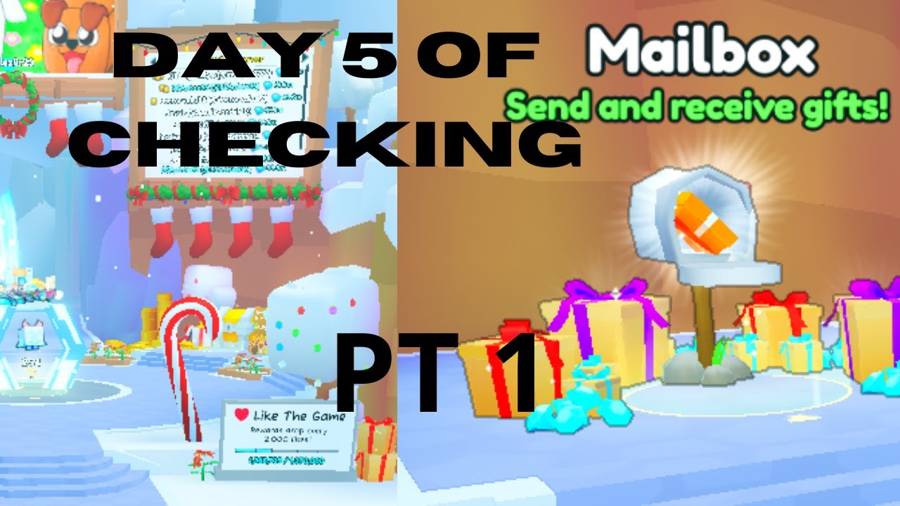 Day 5 of checking mailbox in roblox pet simulator 99. user: 95anton95 ...