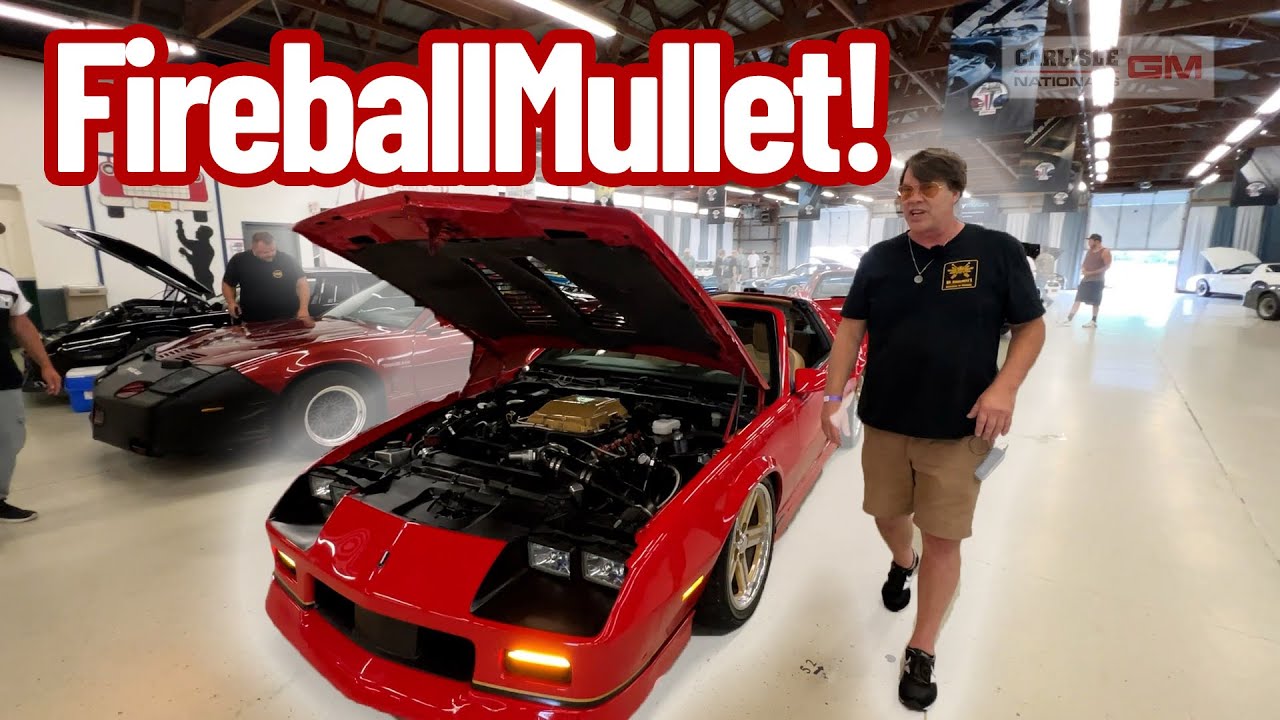 The FireballMulllet Iroc-Z with YouTube's FireballMullet, Stan Kennedy ...