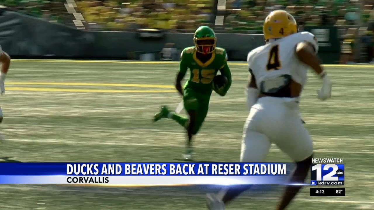 Ducks vs. Beavers: return to Reser Stadium - YouTube