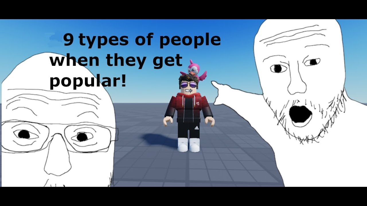 9 types of people when they get popular [Roblox Animation] - YouTube