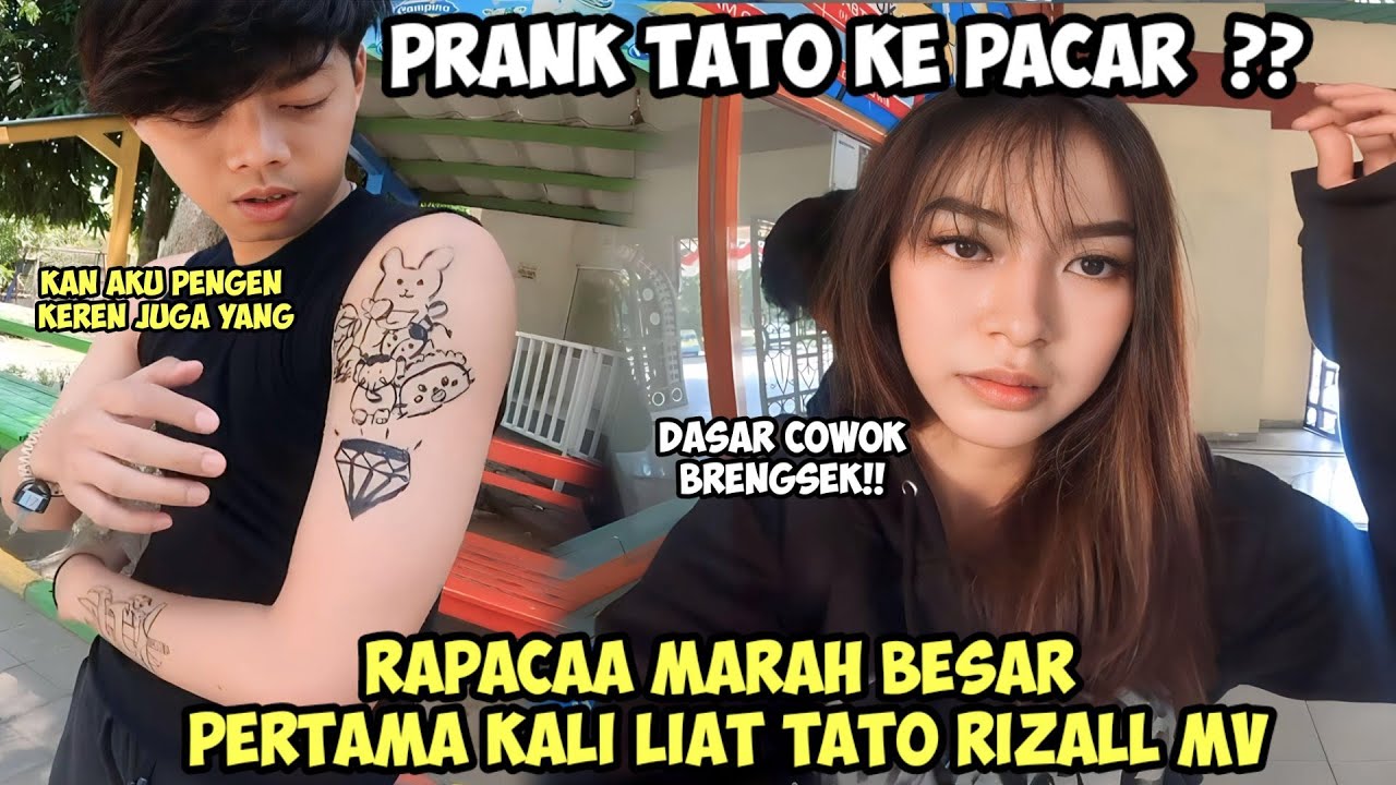 NEKAT PRANK TATO KE PACAR , AUTO DI PUTUSIN ? - YouTube