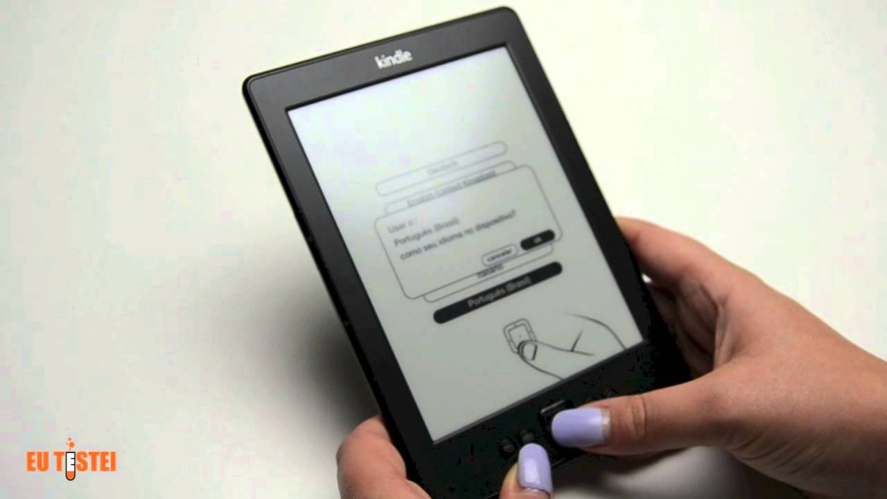 Unboxing eReader Amazon Kindle 4 - Resenha Brasil - YouTube