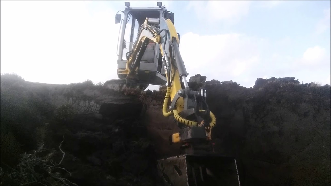 Cutting with Engcon 2 - YouTube