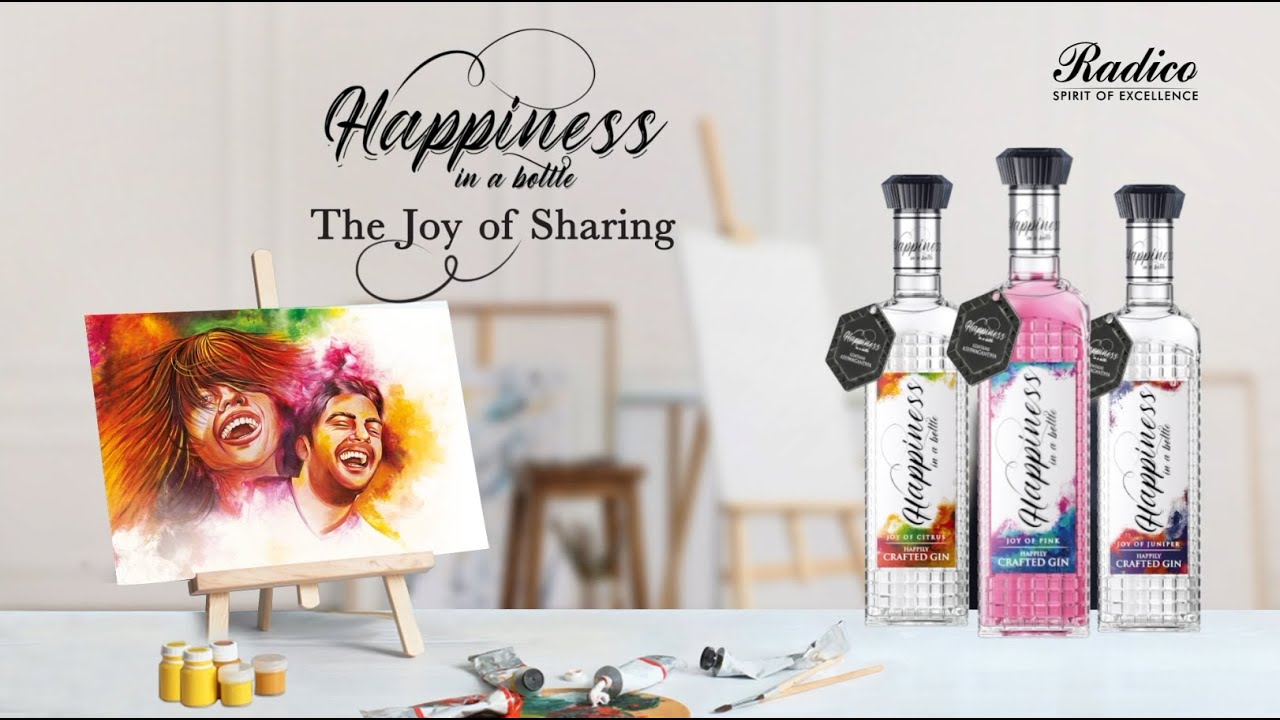Radico's Happily Crafted Gin | Happiness In A Bottle | Radico Khaitan ...