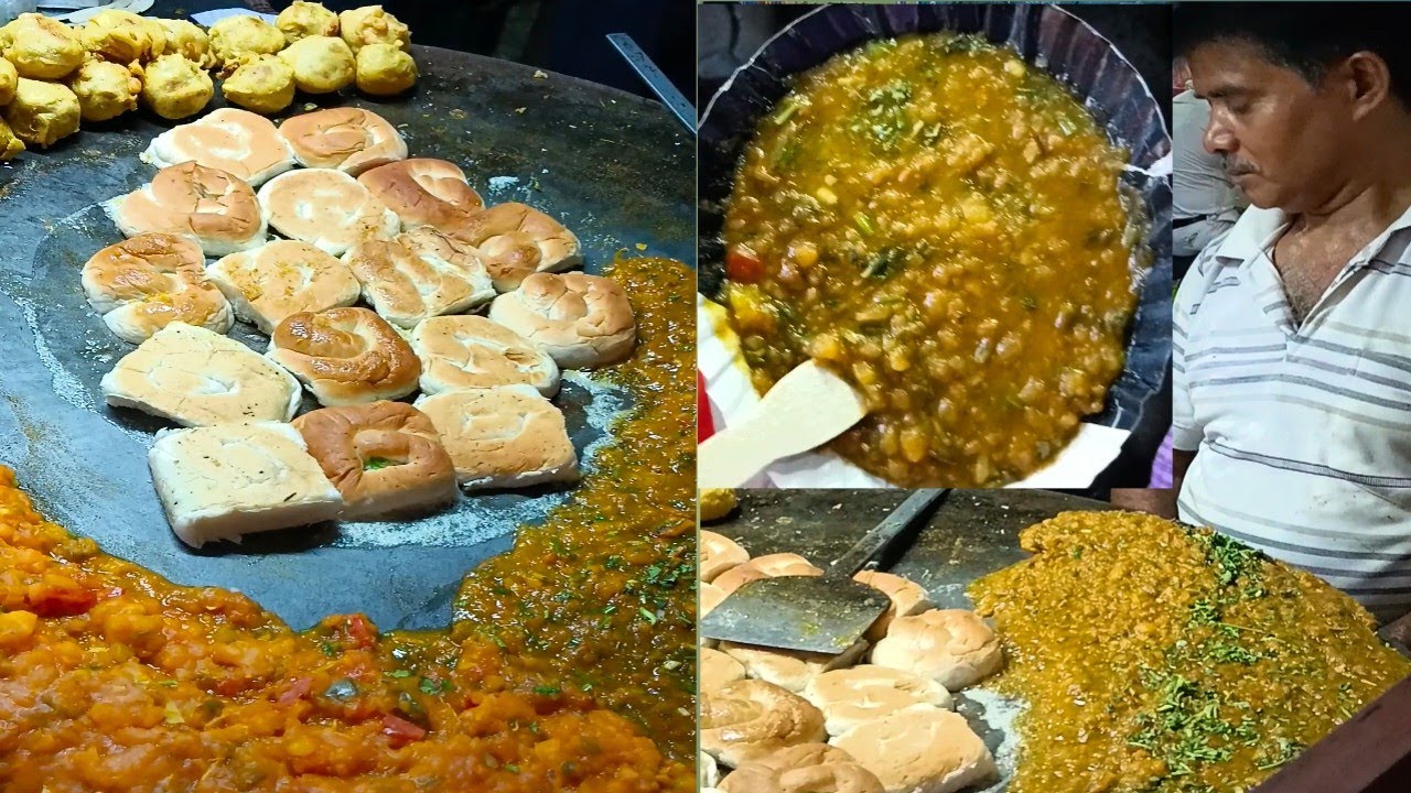 Pav Bhaji recipe | How to Make Pav Bhaji | Mumbai Street Food | Street ...