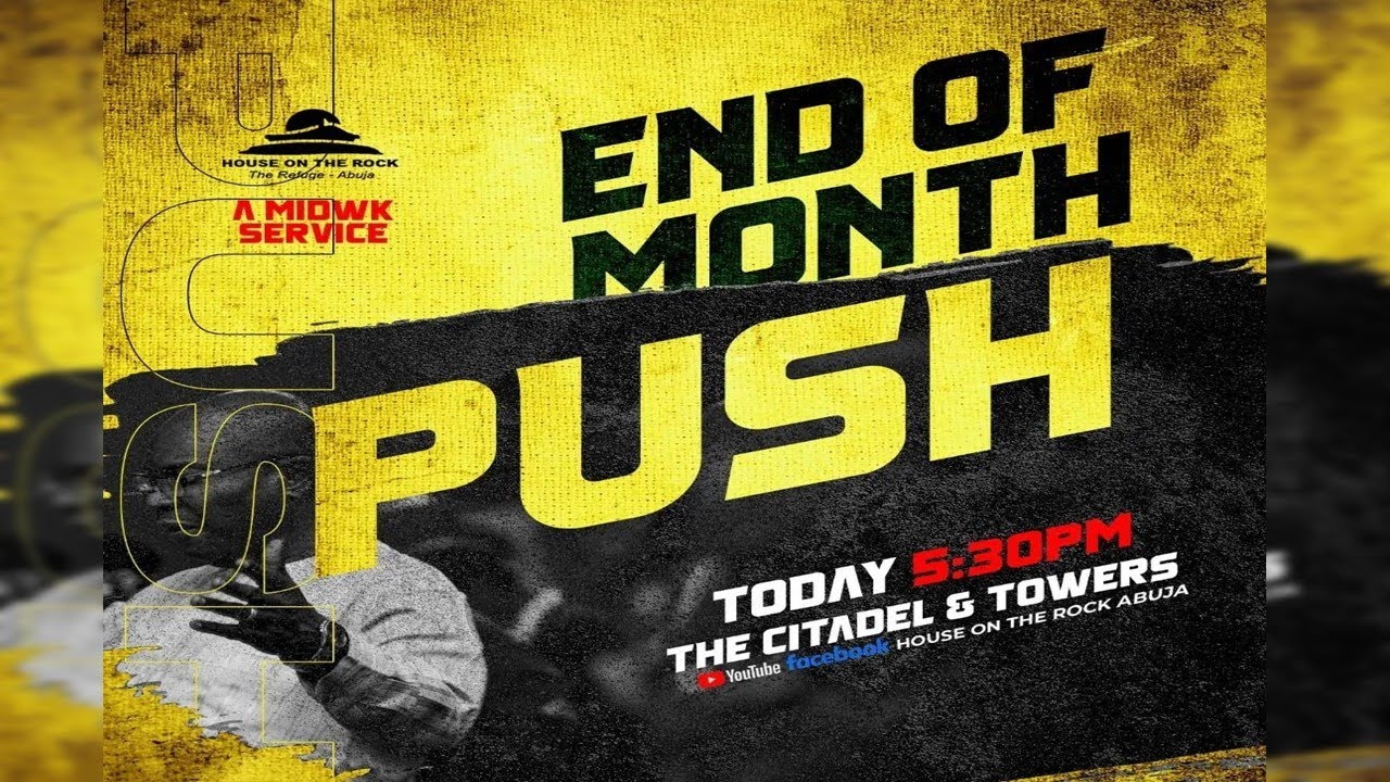 END OF MONTH PUSH / MID WEEK SERVICE || 31ST JULY 2024 - YouTube