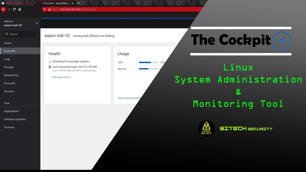 Administering and Monitoring Linux Hosts Using Cockpit - YouTube