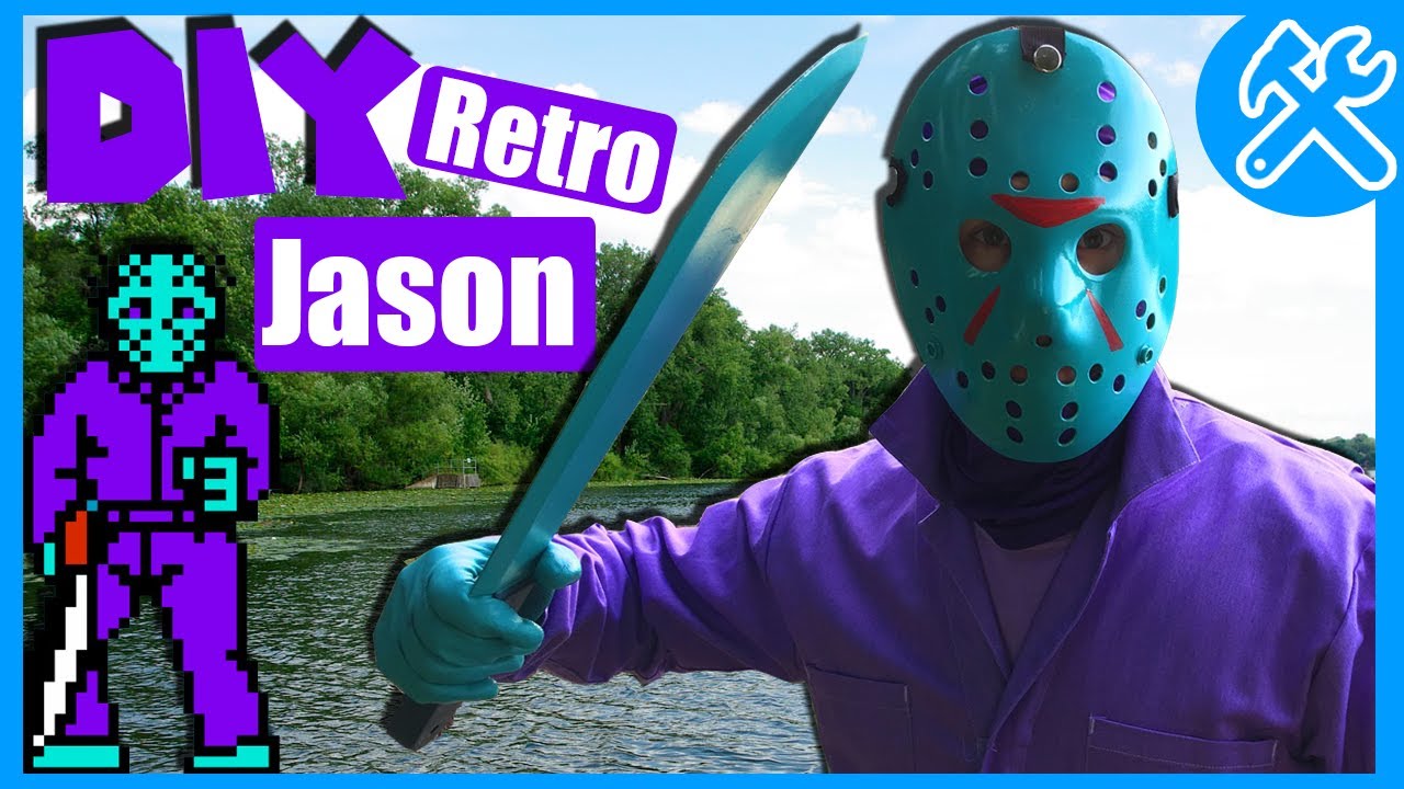 DIY NES Jason Cosplay Friday the 13th, Halloween Costume Idea - YouTube