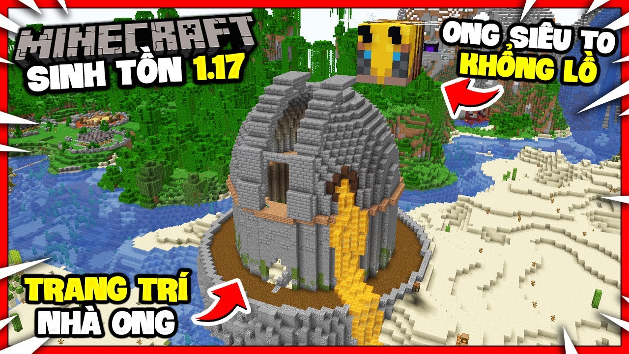 Xây Dựng Con Ong Siêu To Khổng Lồ, Trang Trí Máy Farm Mật Ong ...