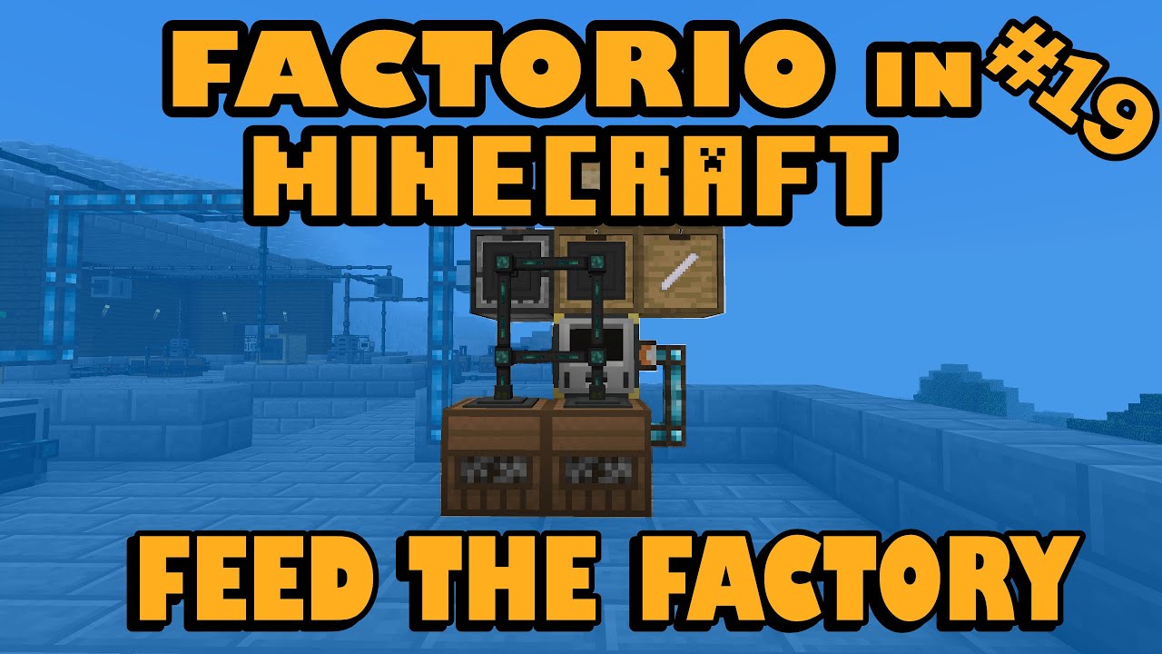 Factorio in Minecraft - Fantastic Plastic - E19 Feed The Factory ...