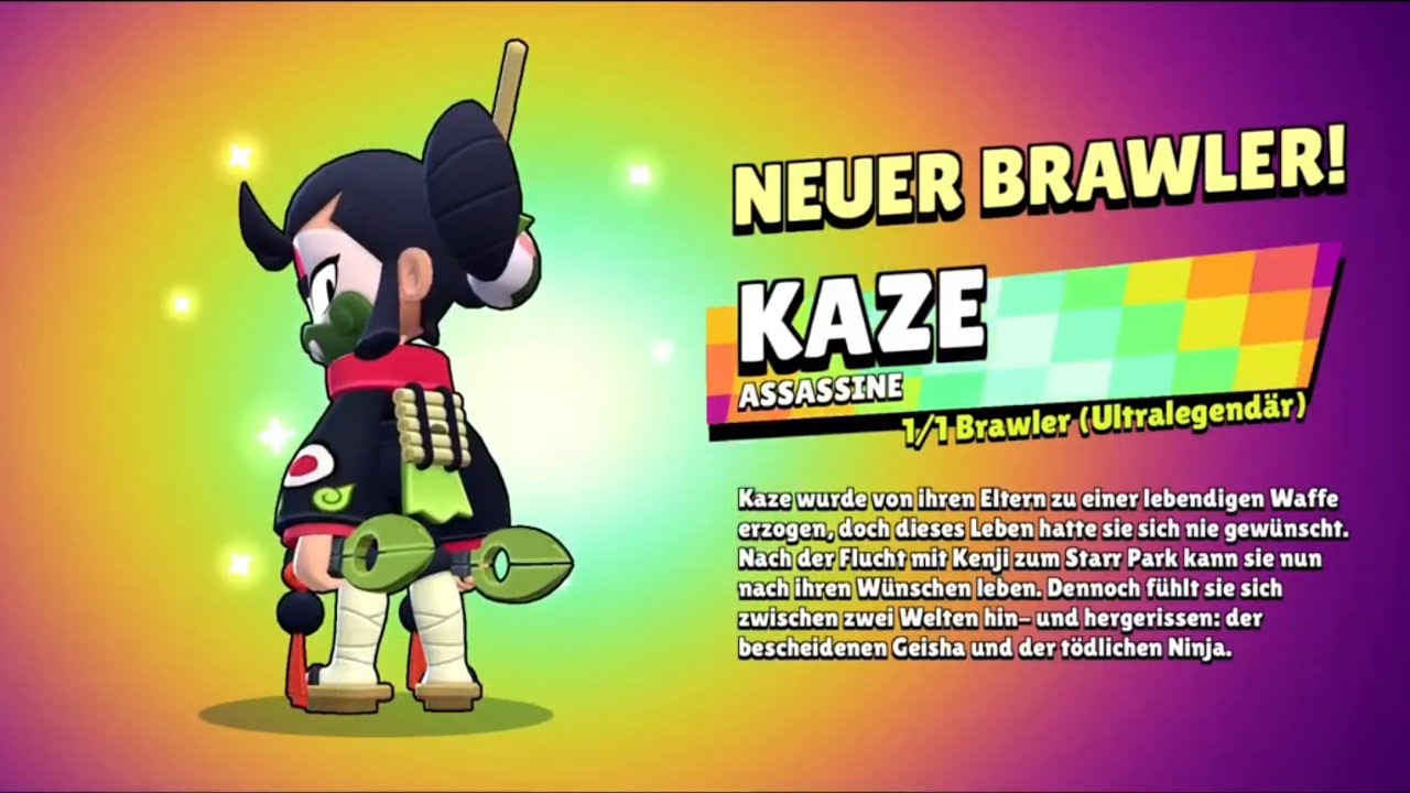 NEUER BRAWLER KAZE!!! Alle Infos zu Gadgets, Starpowers und Hypercharge! #brawlstars #kaze - YouTube