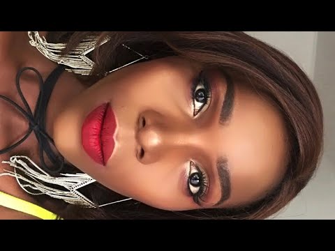 Detailed Makeup Tutorial For Black Women - YouTube