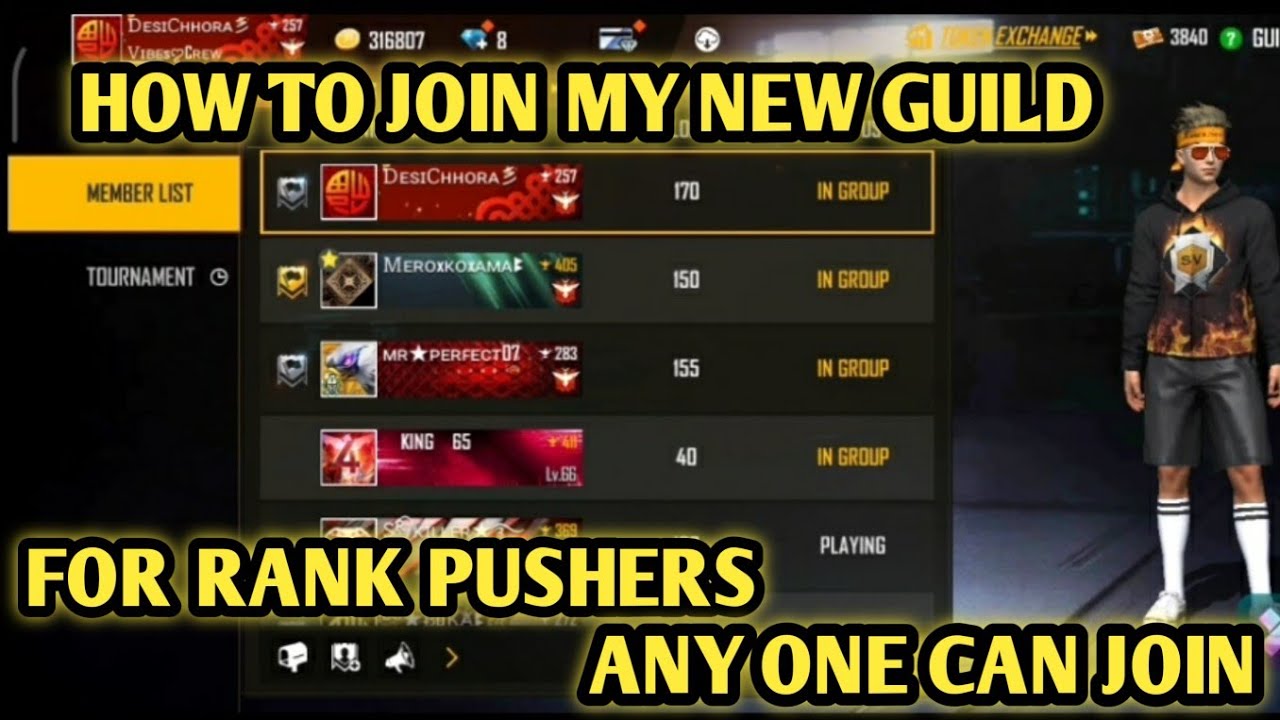 HOW TO JOIN OUR GUILD. GUILD FOR EVERY ONE ONLY 50 LVL PLAYER NEEDED ...