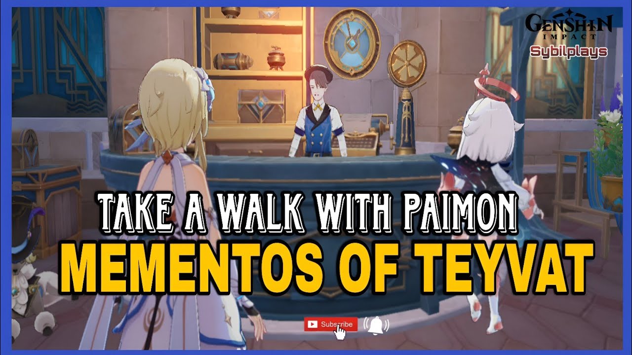 Take a walk with Paimon | Mementos of Teyvat | Genshin Impact 5.0 ...