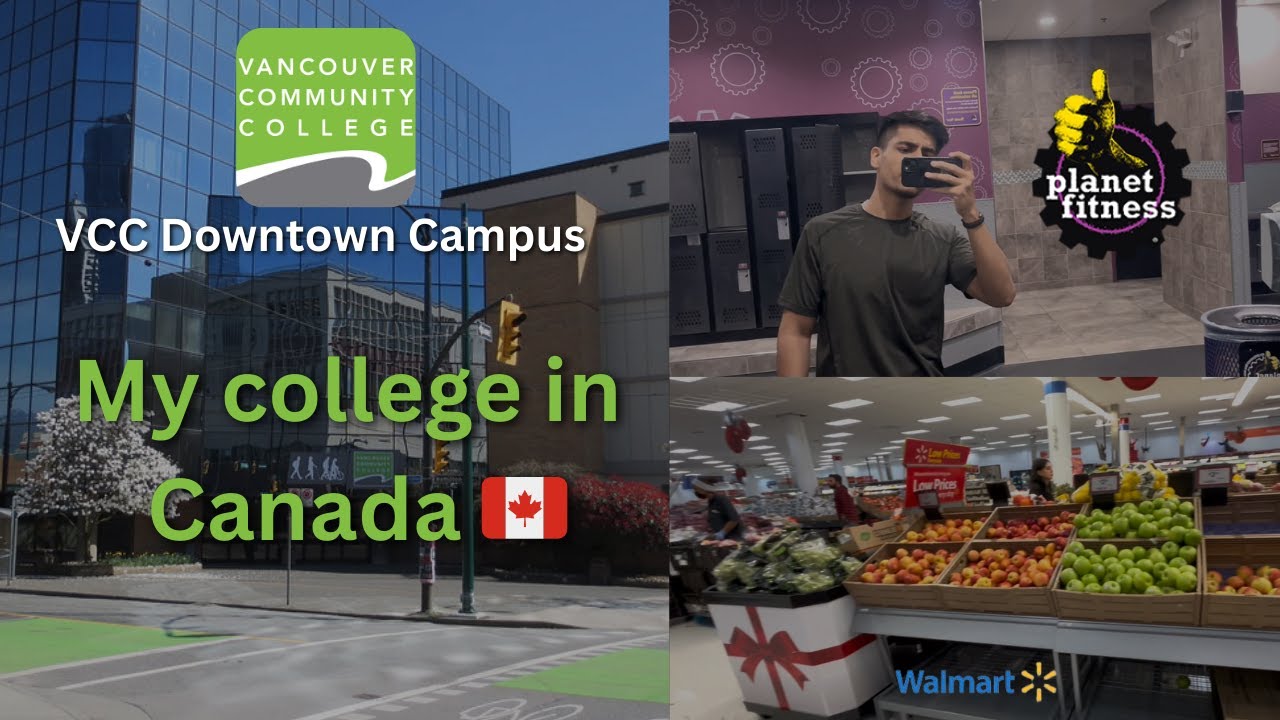 My College in Canada 🇨🇦 | VCC Downtown Campus | Canada Vlogs | Life in ...