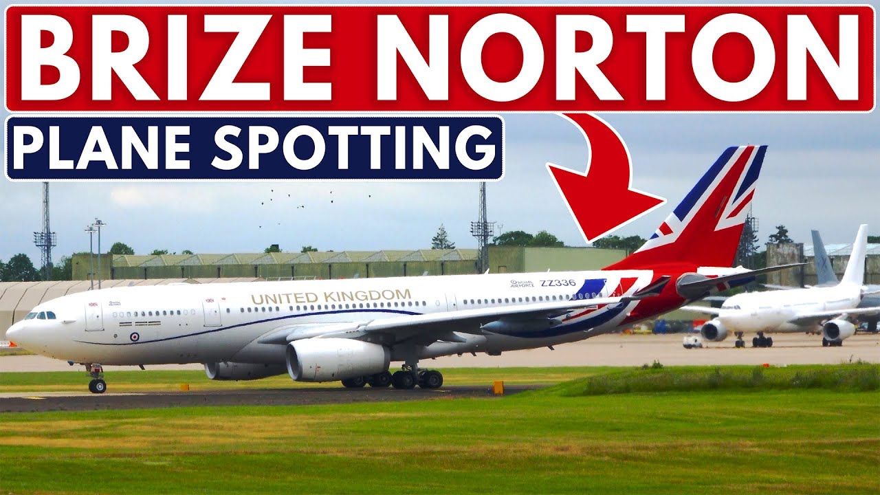 Plane Spotting at RAF BRIZE NORTON: "Boris Force One", An-225, Shorts ...
