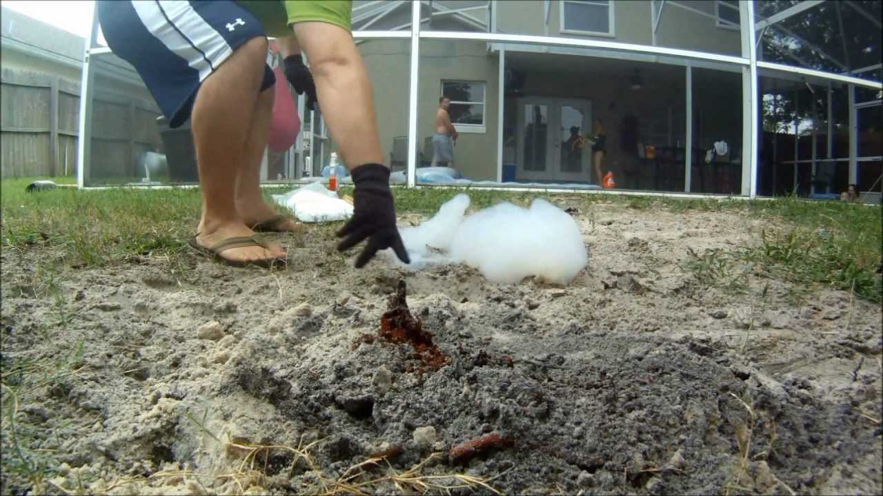 Dry Ice Bombs In The Pool and On Land 4th of July CO2 Bombs - YouTube