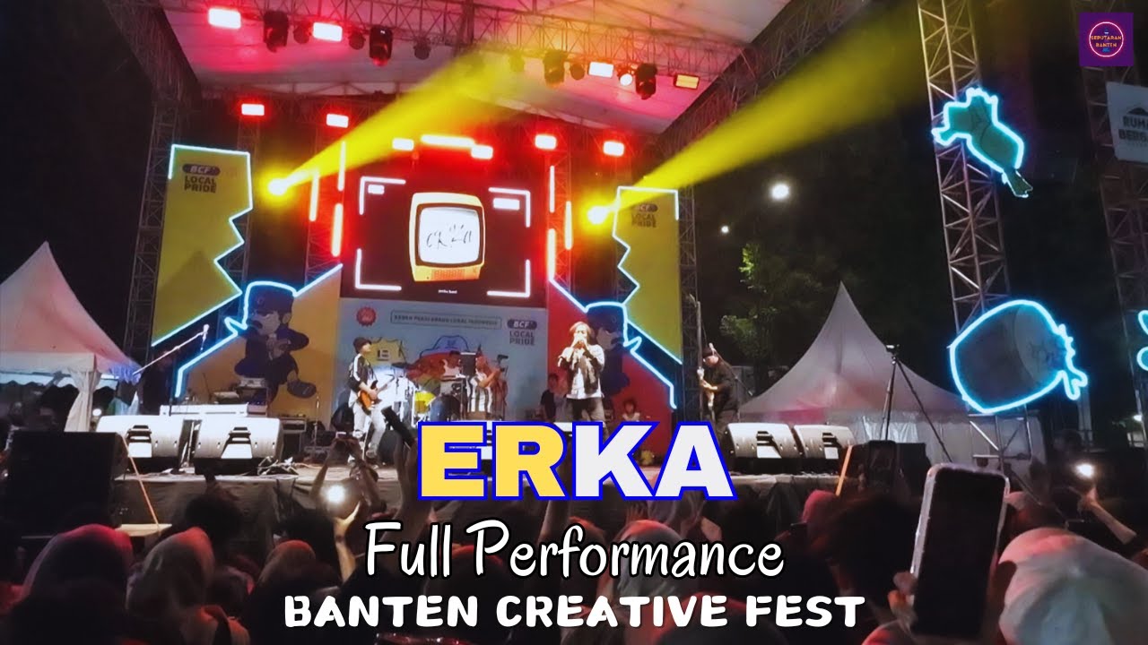 ERKA Band Full Performance | Banten Creative Fest - YouTube
