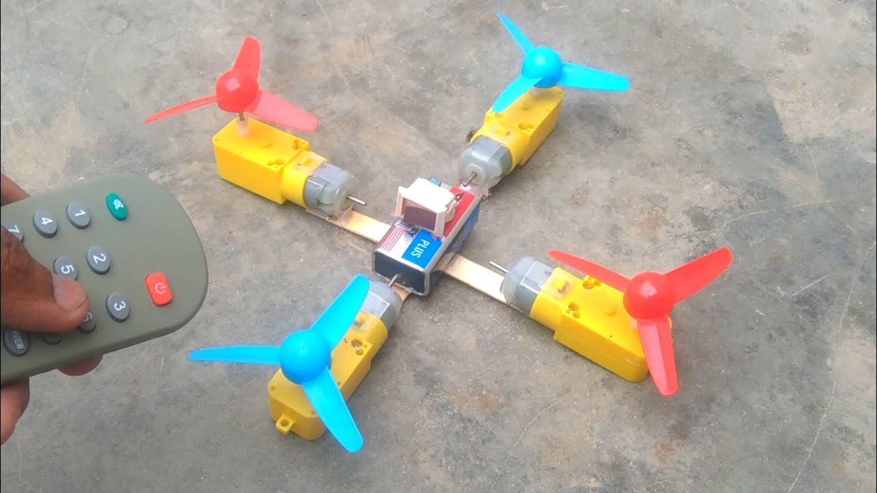 how to make a drone at home - YouTube