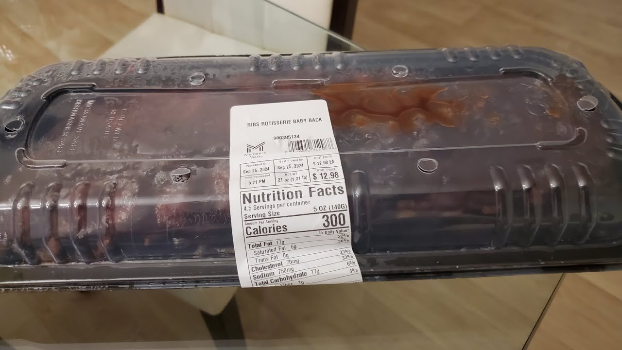 Sam's Club - Ribs Rotossere Baby Back Review! - YouTube