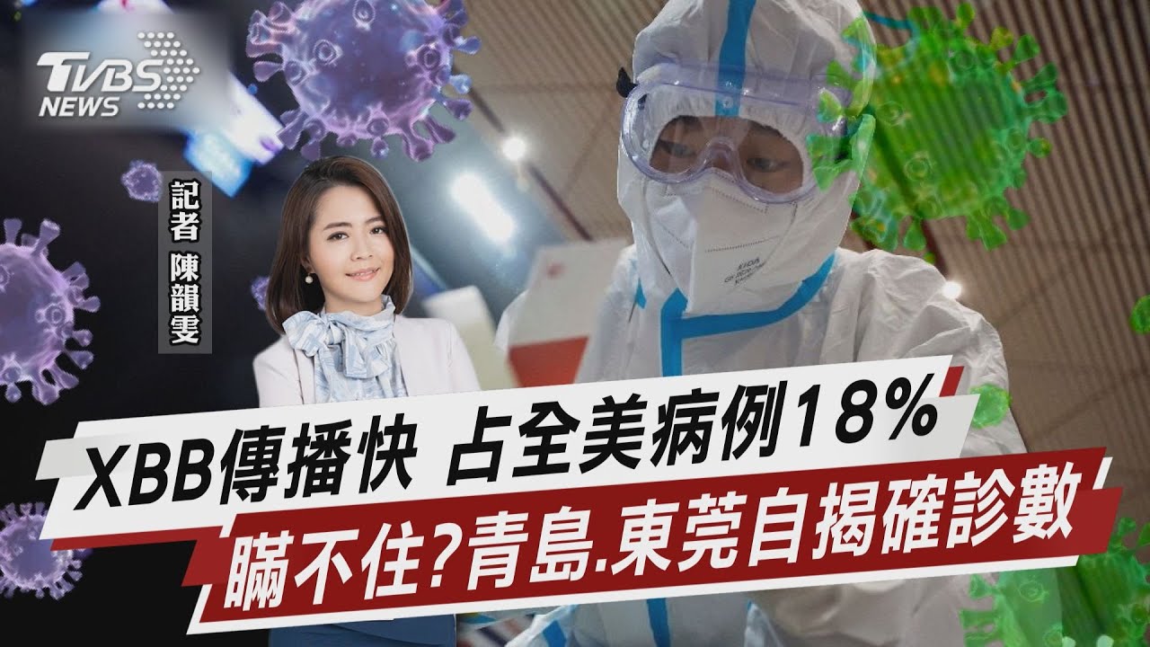 XBB傳播快 占全美病例18% 瞞不住?青島.東莞自揭確診數【TVBS說新聞】20221225@TVBSNEWS01 - YouTube