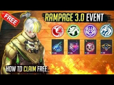 How to win free Rampage Bundles in Free Fire - YouTube